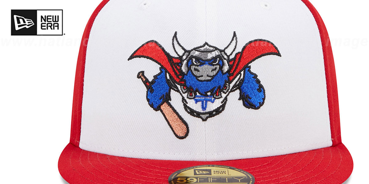 Tulsa Drillers MILB MARVEL DEFENDERS White-Red Fitted Hat