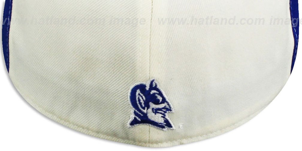 Duke PINWHEEL White-Royal Fitted Hat by Top Of The World