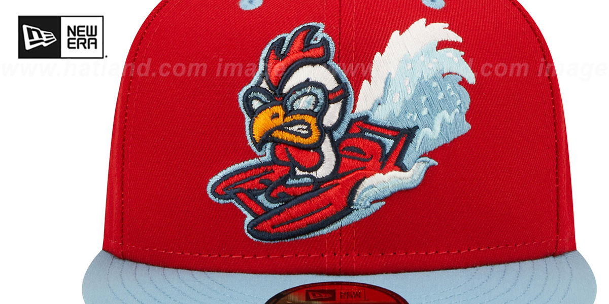 Tri-City Dust Devils THEME NIGHT Red-Sky Fitted Hat