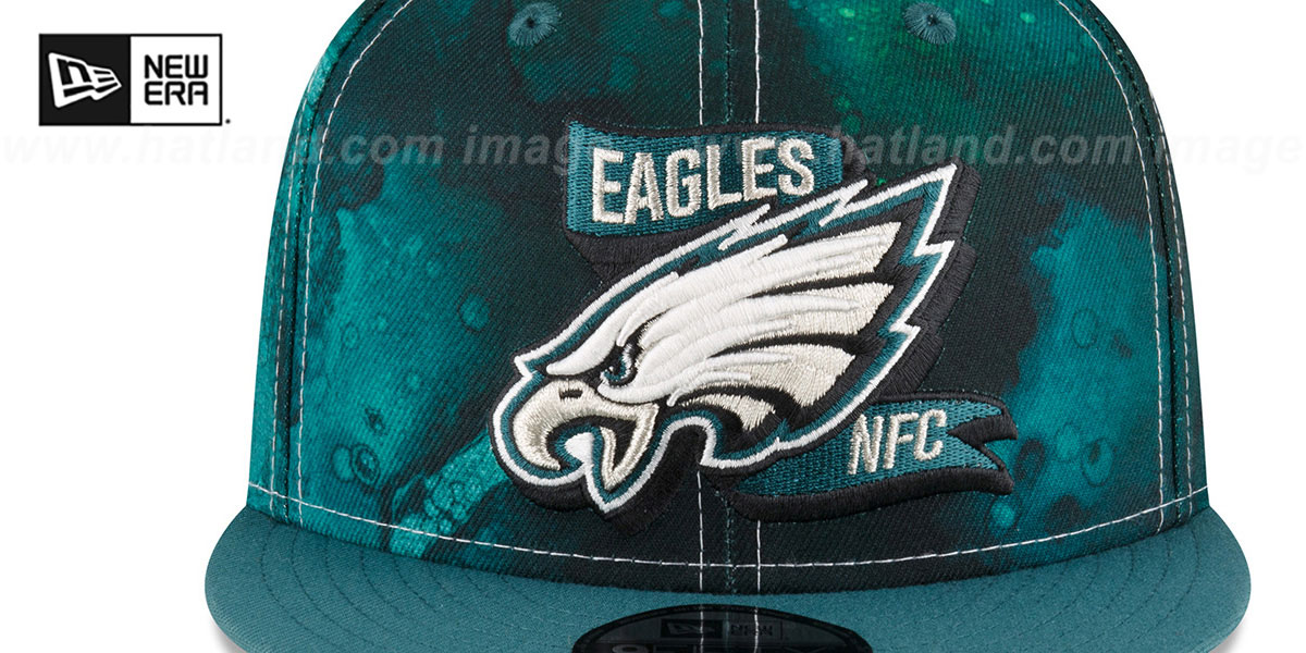 Philadelphia Eagles 2022 NFL SIDELINE TIE-DYE SNAPBACK Hat