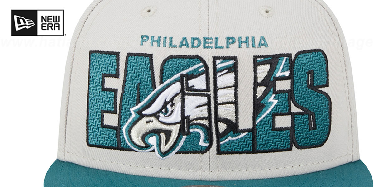 Philadelphia Eagles 2023 NFL DRAFT SNAPBACK Stone-Green Hat