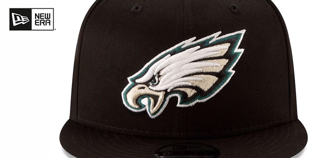Philadelphia Eagles SUPER BOWL LIX CHAMPIONS Black Snapback Hat