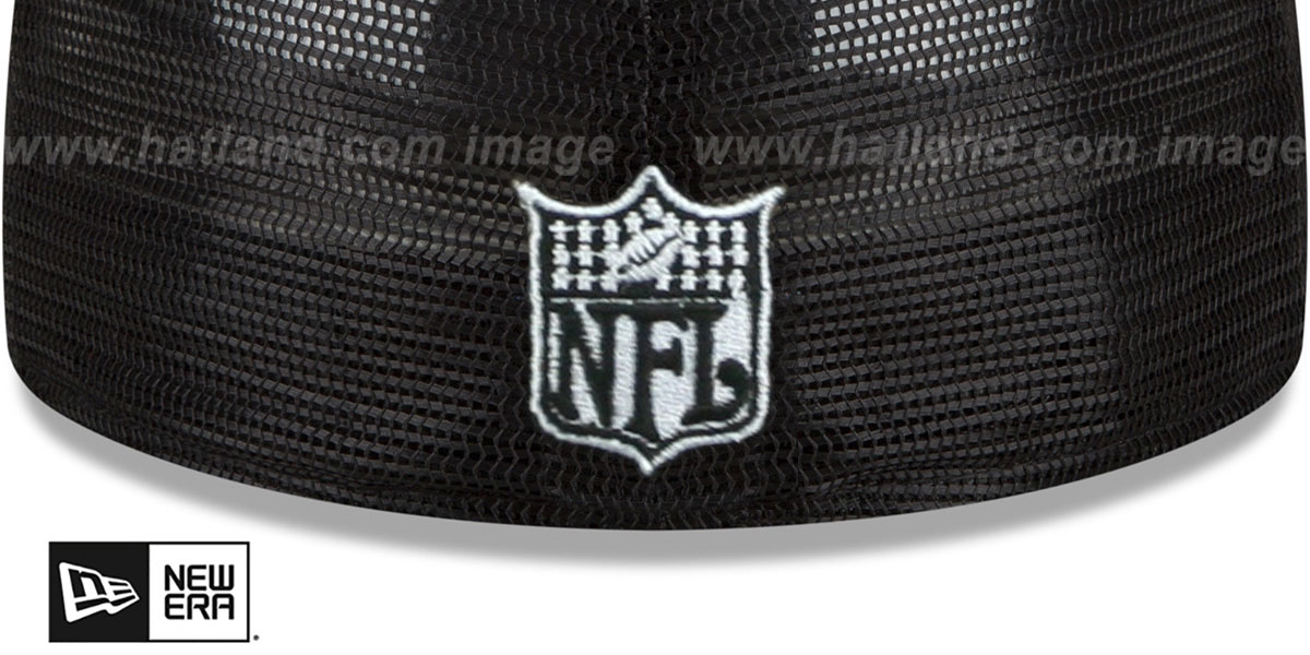 Philadelphia Eagles THROWBACK TEAM-BASIC TRUCKER Black-White Fitt