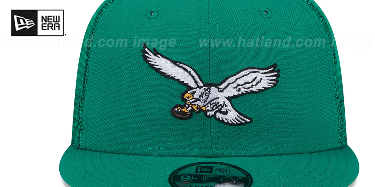 Philadelphia Eagles THROWBACK TEAM-BASIC TRUCKER SNAPBACK Kelly H