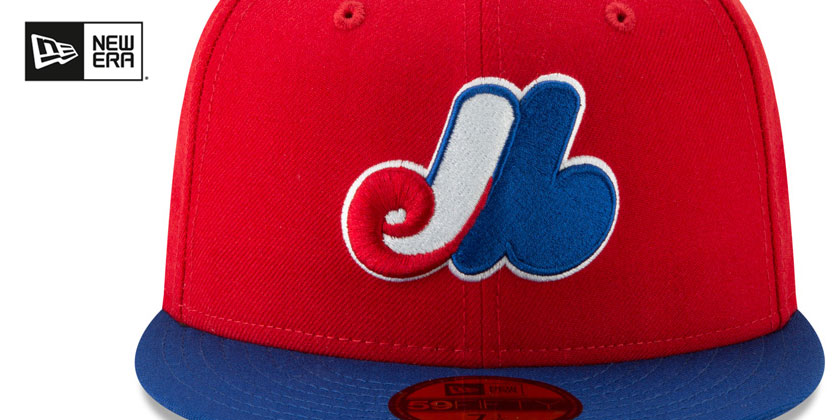 Montreal Expos COOPERPACK Red-Royal Fitted Hat by New Era
