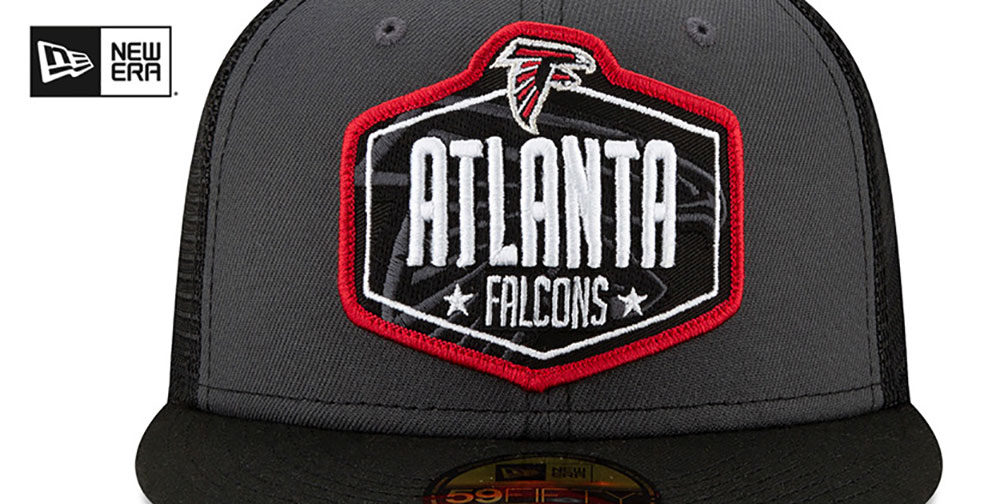 Atlanta Falcons 2021 NFL TRUCKER DRAFT Fitted Hat by New Era