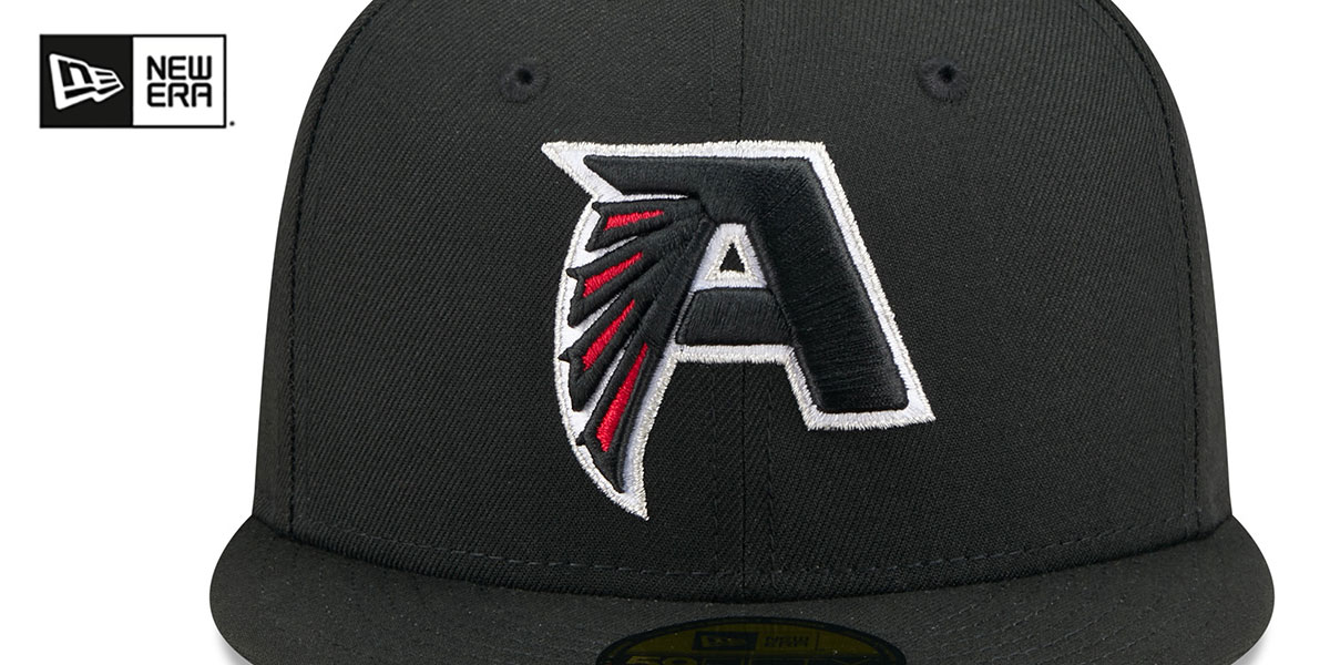 Atlanta Falcons DECEPTOR Black Fitted Hat by New Era