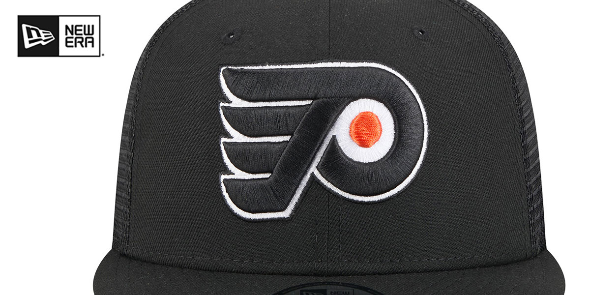 Philadelphia Flyers TEAM-BASIC TRUCKER SNAPBACK Black Hat