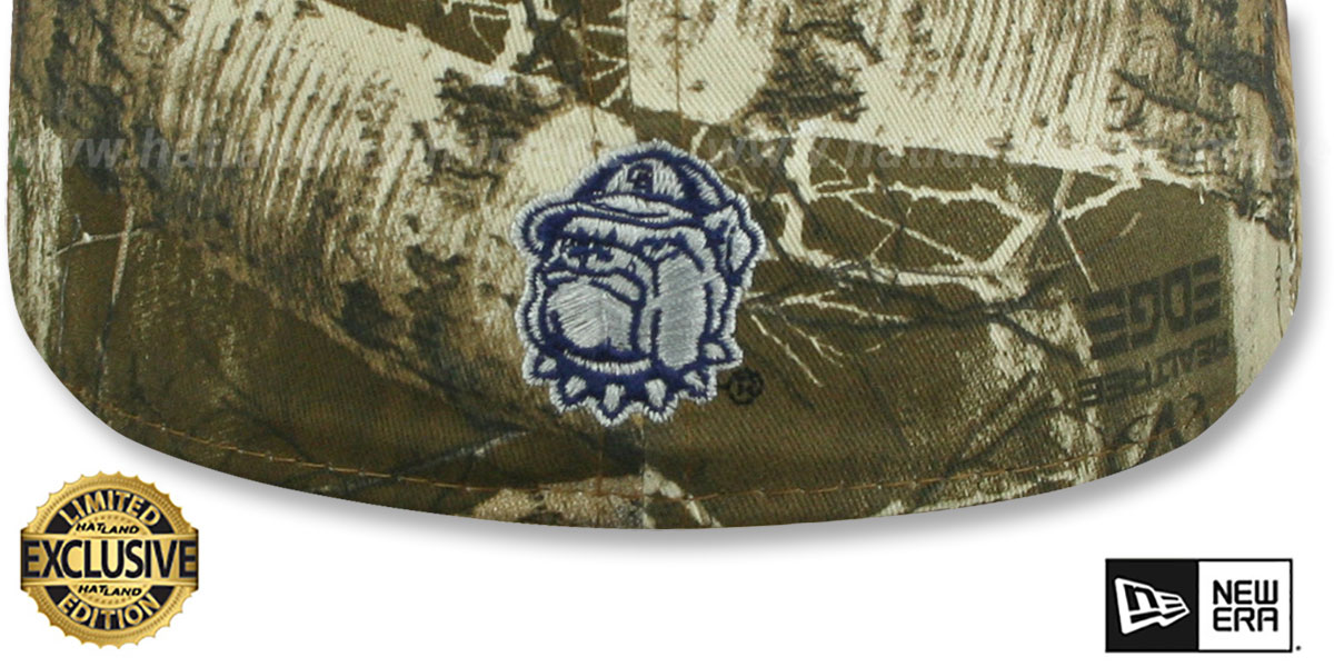 Georgetown NCAA TEAM-BASIC Realtree Camo Fitted Hat