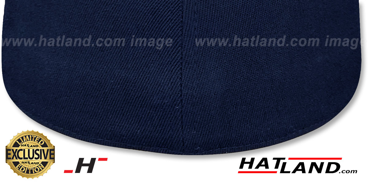 Hatland HYBRID E5-BLANK Solid Navy Fitted Hat