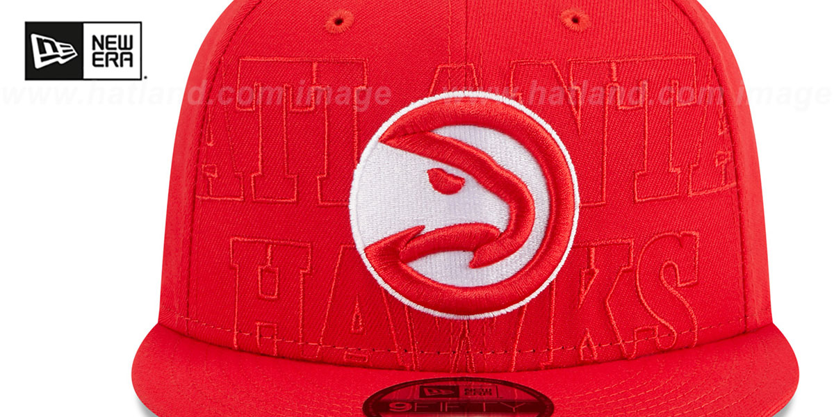 Atlanta Hawks 2023 NBA DRAFT SNAPBACK Red Hat by New Era