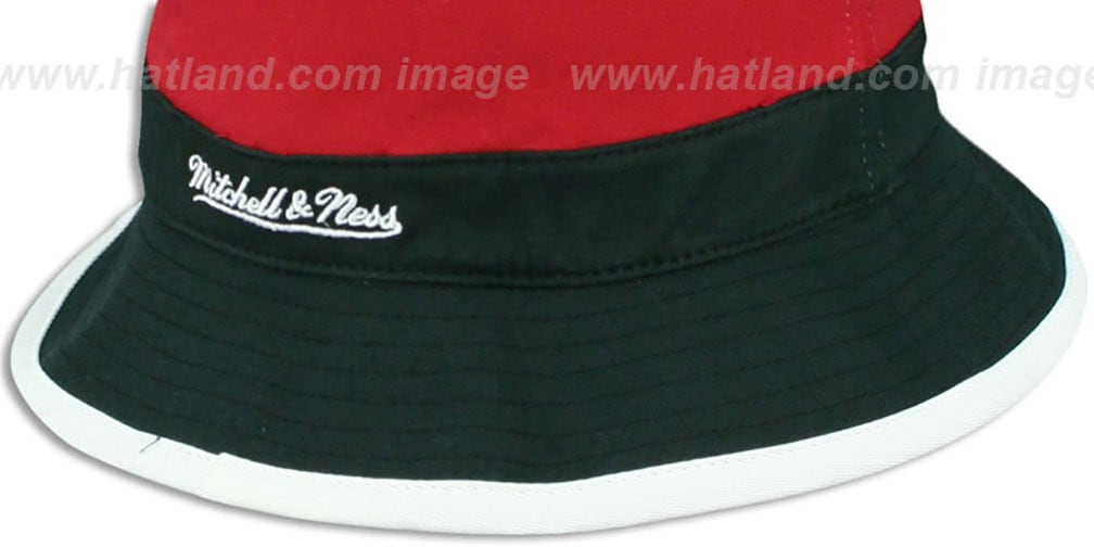 Miami Heat COLOR-BLOCK BUCKET Gold-Red-Black Hat