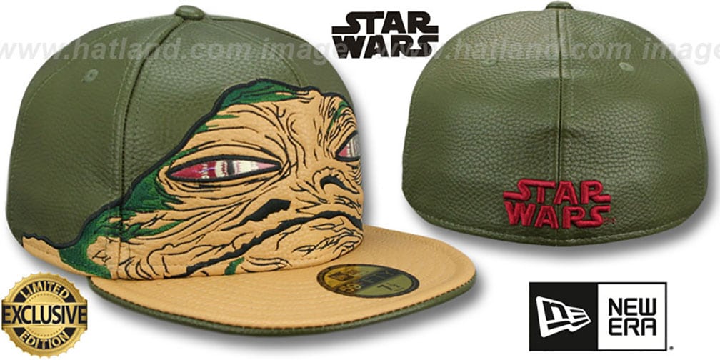 Star Wars Jabba the Hutt CHARACTER FACE Fitted Hat