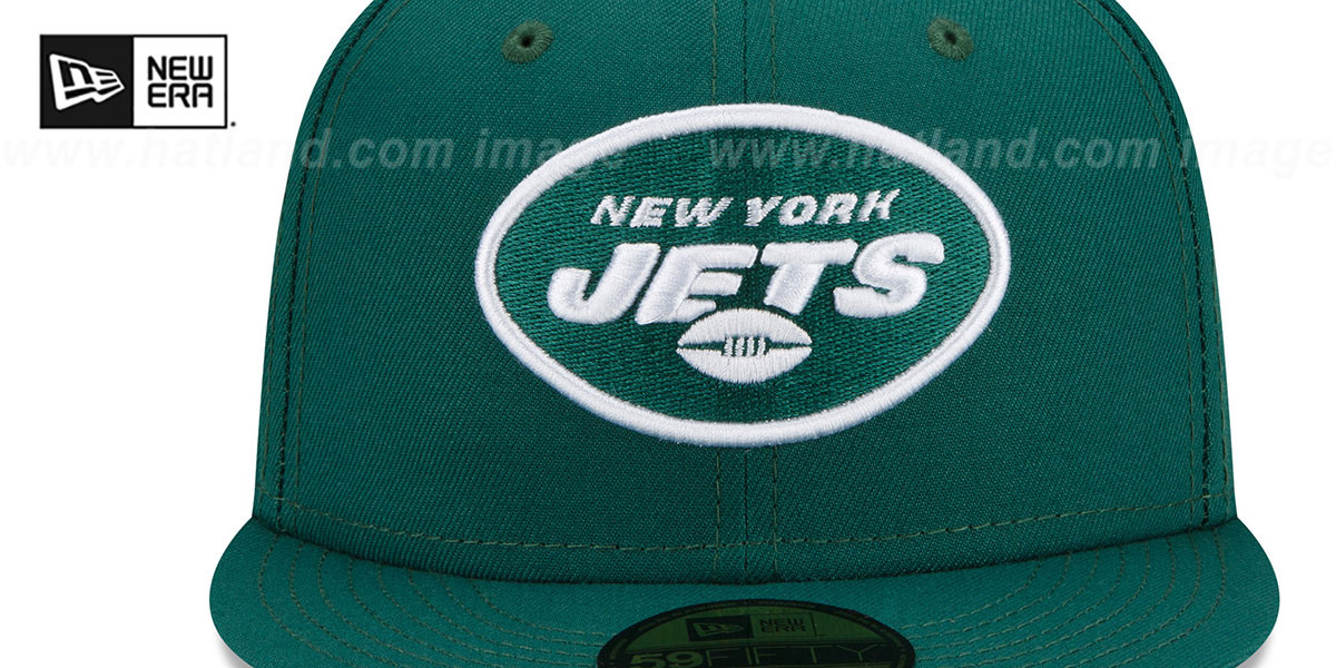 New York Jets 1999 PRO BOWL SIDE-PATCH Green Fitted Hat