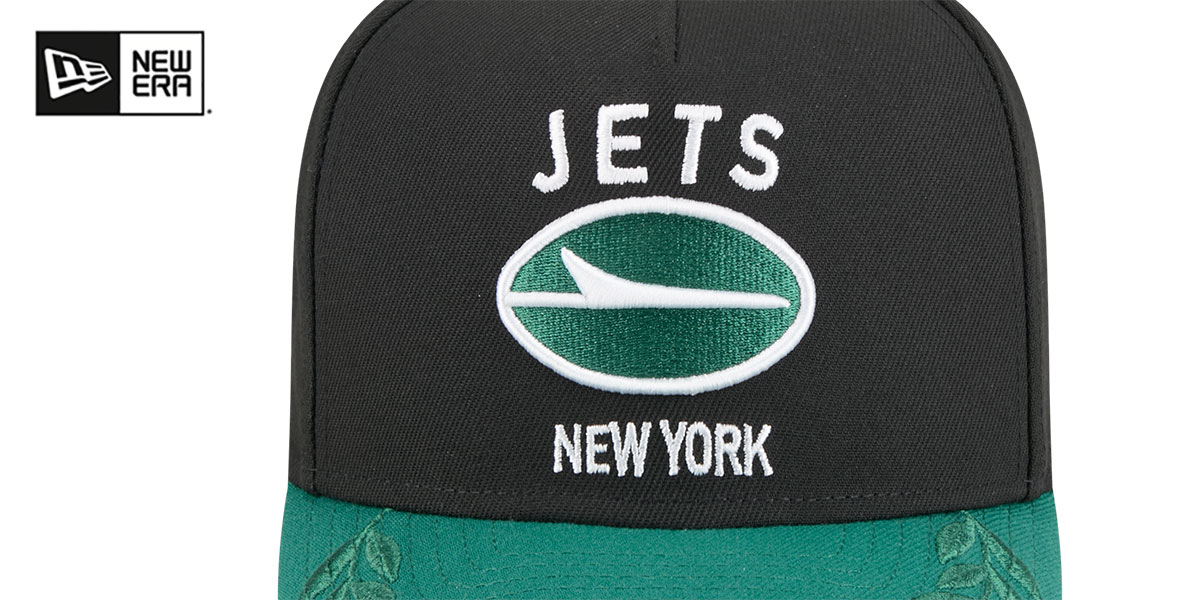 New York Jets 2025 NFL DRAFT ONSTAGE A-FRAME SNAPBACK Black-Green
