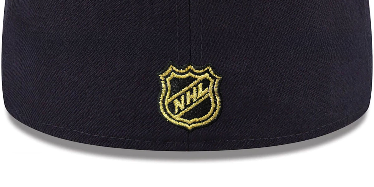 Los Angeles Kings GOLD-METALLIC Black Fitted Hat by New Era