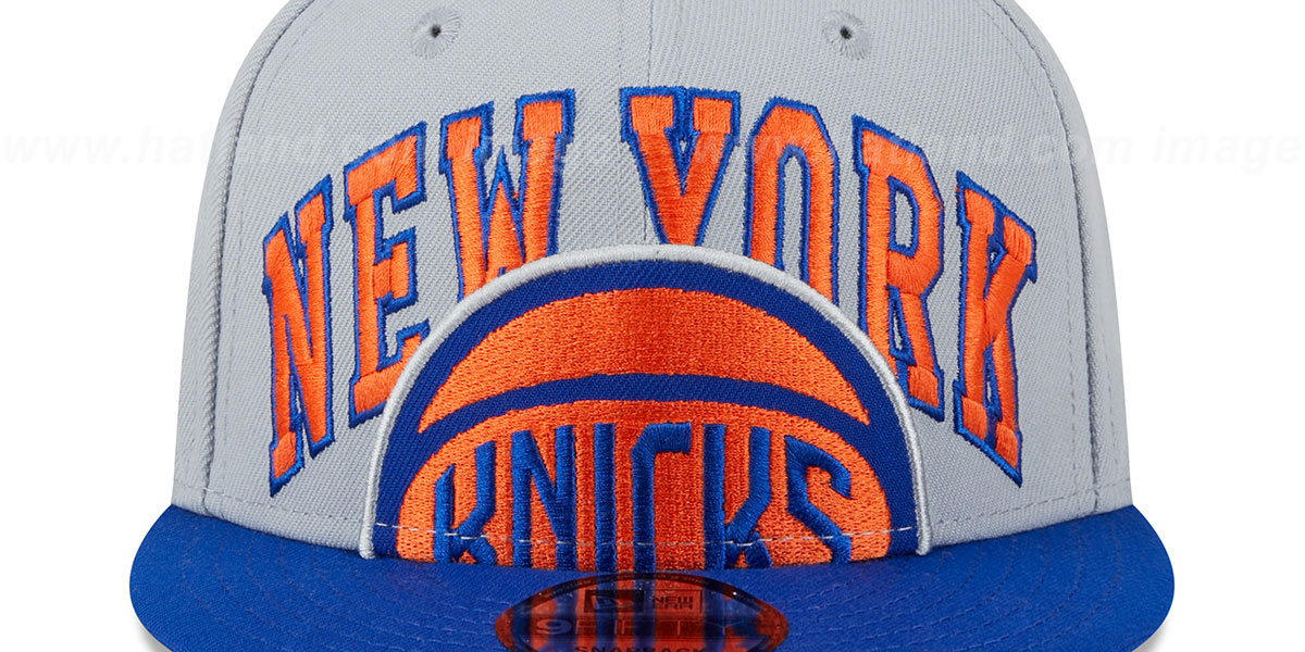 New York Knicks 2023 TIP OFF SNAPBACK Grey-Royal Hat