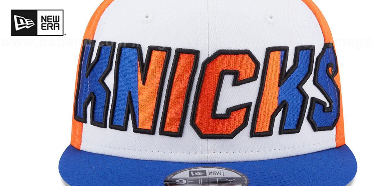 New York Knicks COLOR BLOCK BACK HALF SNAPBACK Hat