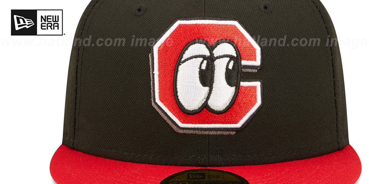 Chattanooga Lookouts MILB ONFIELD ROAD Black-Red Fitted Hat