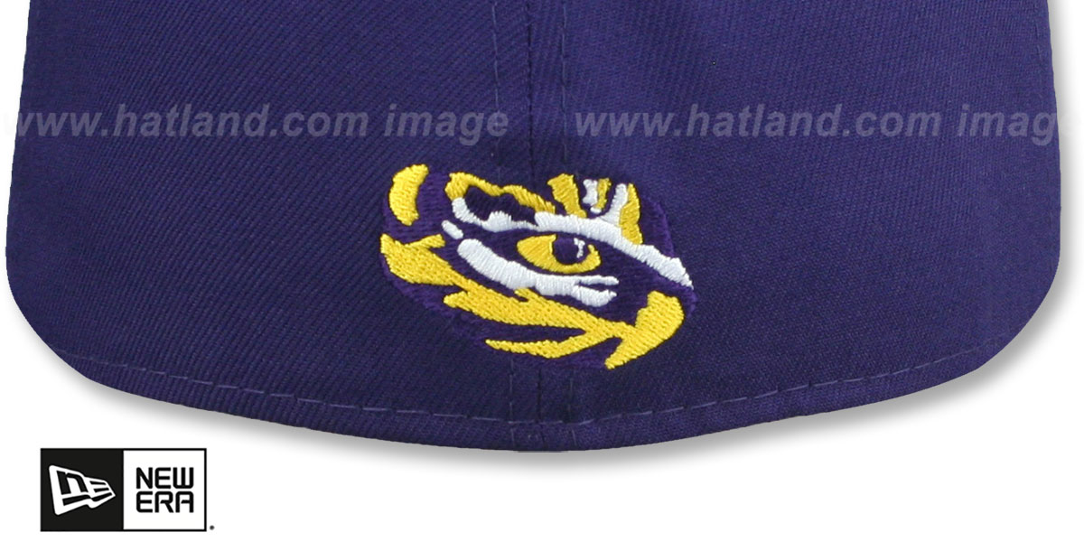 Louisiana State LSU NCAA TEAM-BASIC Purple Fitted Hat