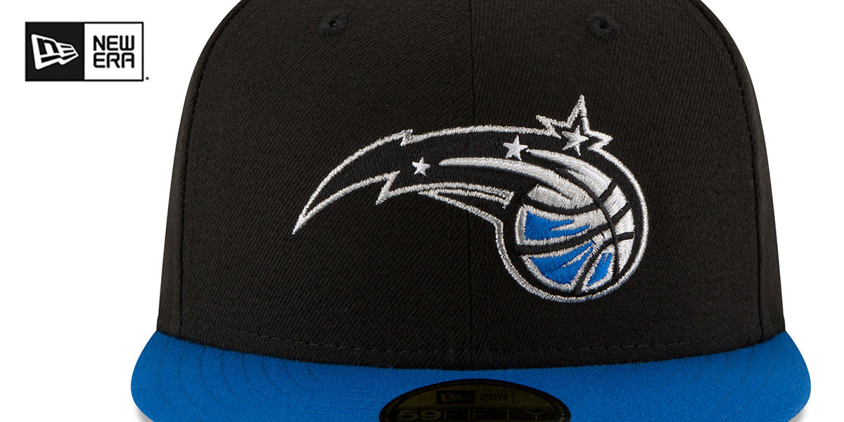 Orlando Magic 2T NBA TEAM-BASIC Black-Royal Fitted Hat