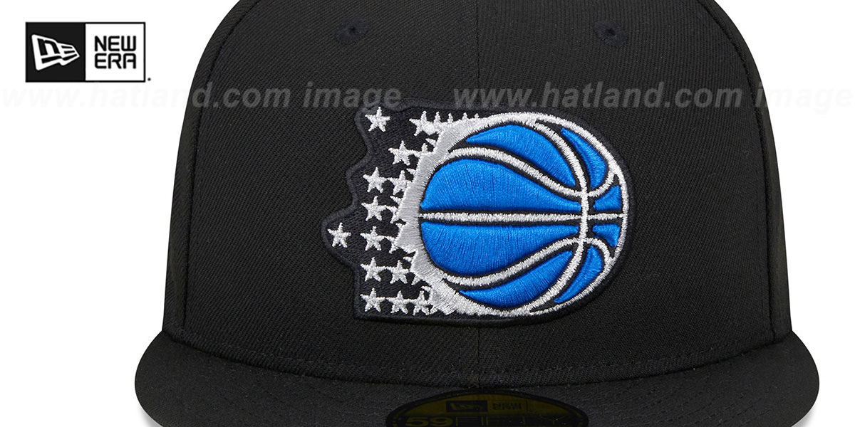 Orlando Magic NBA CLASSIX Black Fitted Hat by New Era