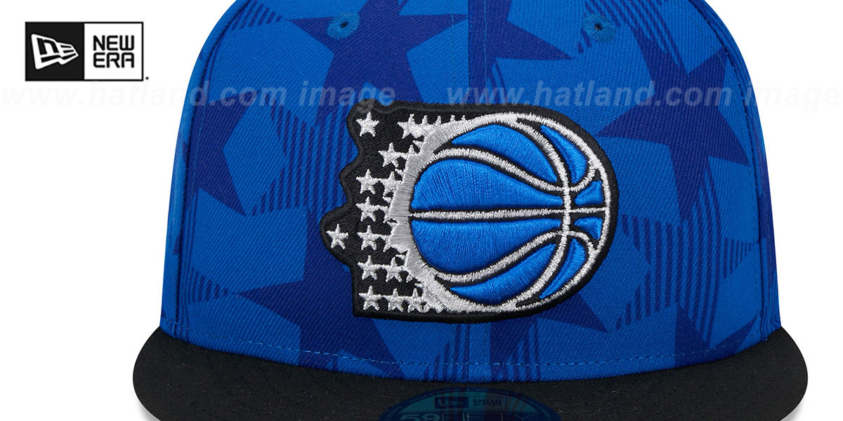 Orlando Magic NBA CLASSIX Royal-Black Fitted Hat by New Era