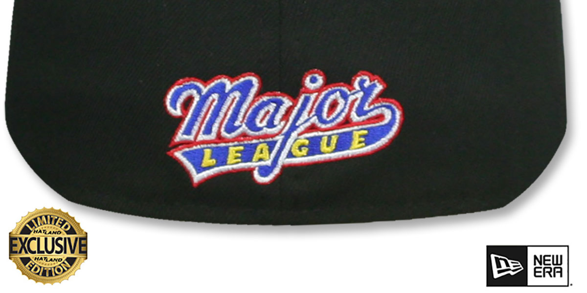 Major League WILD THING Black Fitted Hat by New Era