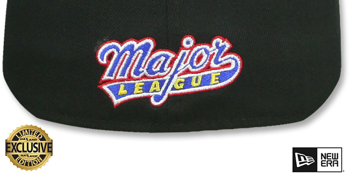 Major League WILD THING Black-Red Fitted Hat by New Era