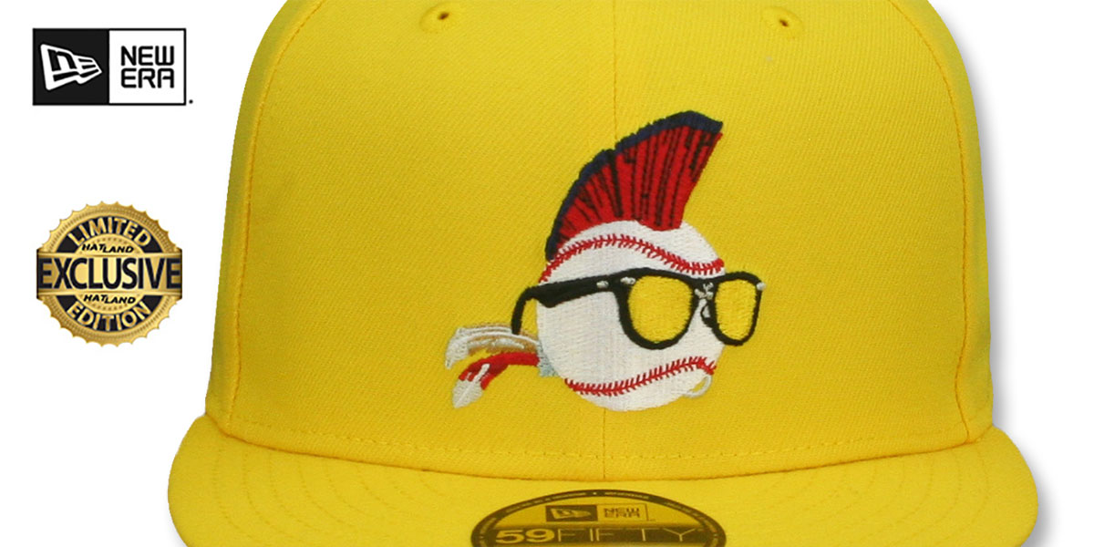 Major League WILD THING Yellow Fitted Hat by New Era