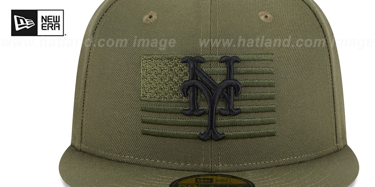 New York Mets 2023 ARMED FORCES STARS N STRIPES Hat