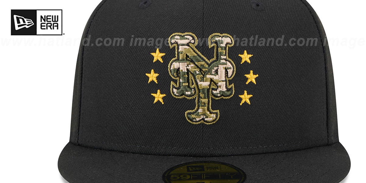 New York Mets 2024 ARMED FORCES STARS N STRIPES Hat