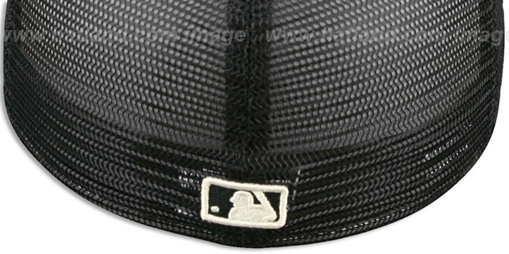 New York Mets CHEETAH ANIMAL-FUR MESH-BACK Fitted Hat