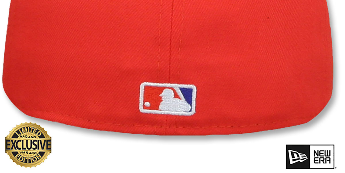 New York Mets SHADES MR MET Orange-Royal Fitted Hat