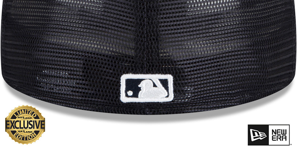 MLB Umpire BATTING PRACTICE TRUCKER Navy Fitted Hat