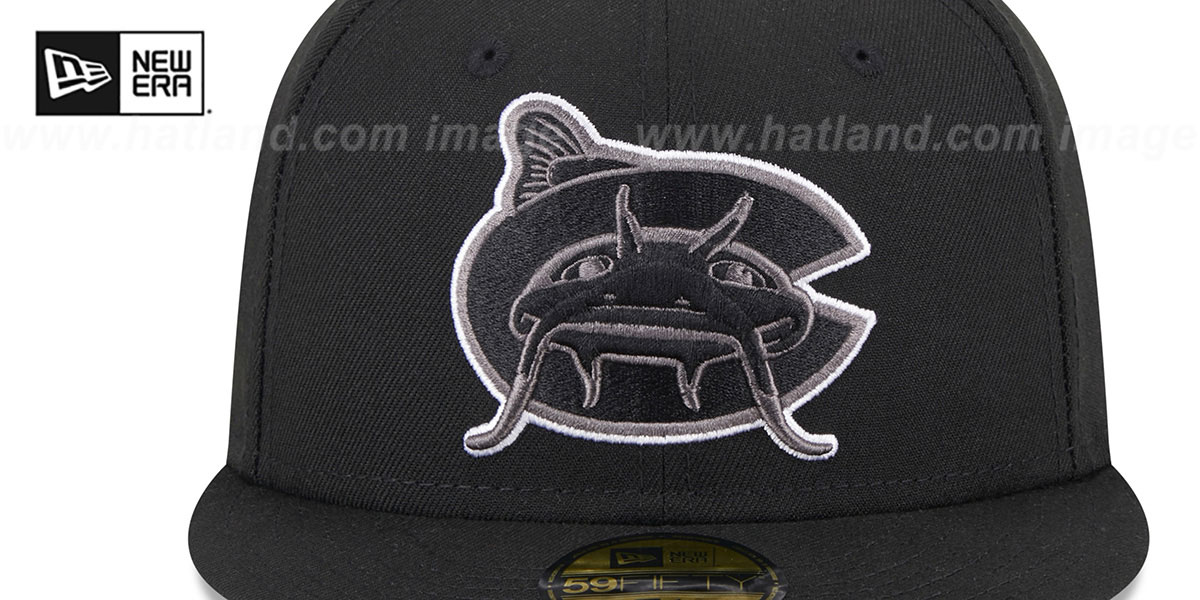 Carolina Mudcats THEME NIGHT Black Fitted Hat by New Era