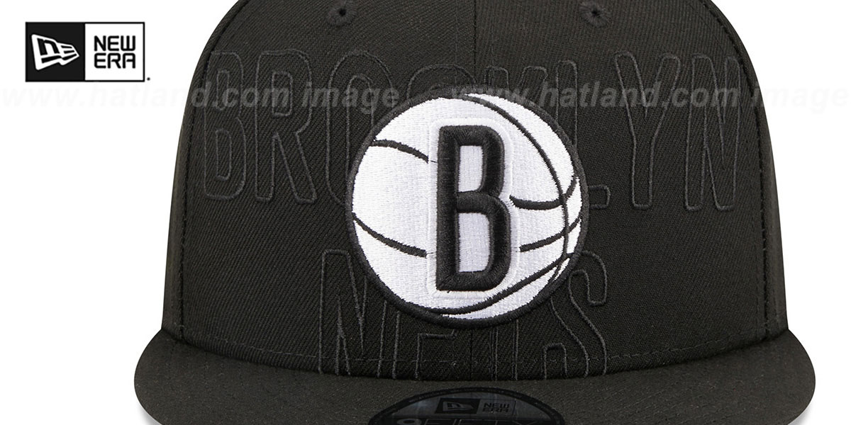Brooklyn Nets 2023 NBA DRAFT SNAPBACK Black Hat by New Era