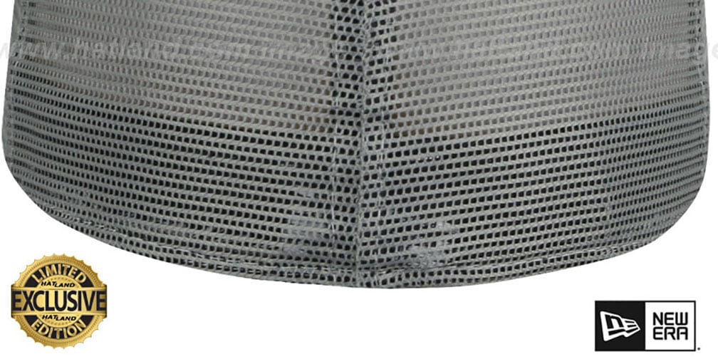 New Era MESH-BACK 59FIFTY-BLANK Grey-Grey Fitted Hat