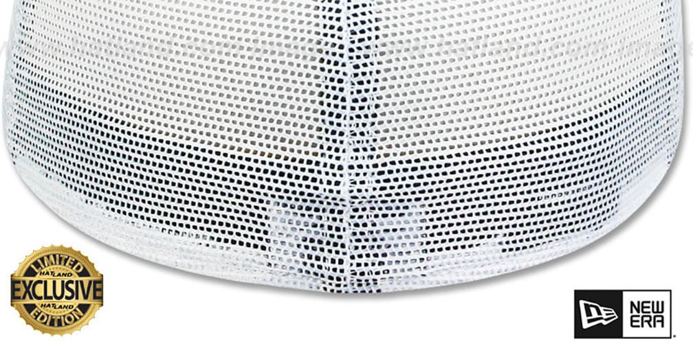 New Era MESH-BACK 59FIFTY-BLANK Red-White Fitted Hat