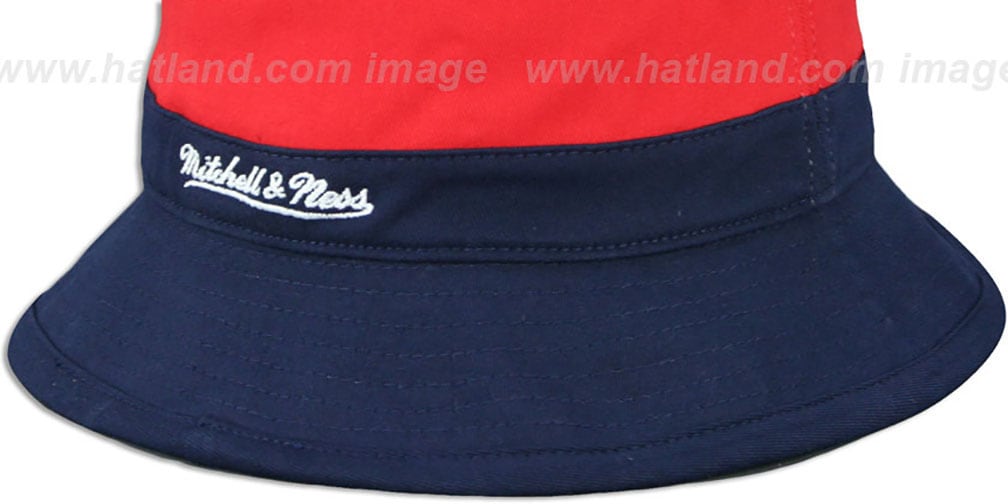 New York NY Giants COLOR-BLOCK BUCKET White-Red-Navy Hat