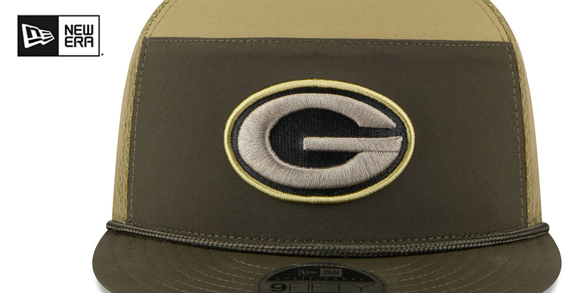 Green Bay Packers 2025 SALUTE-TO-SERVICE SNAPBACK Dark Green-Oliv