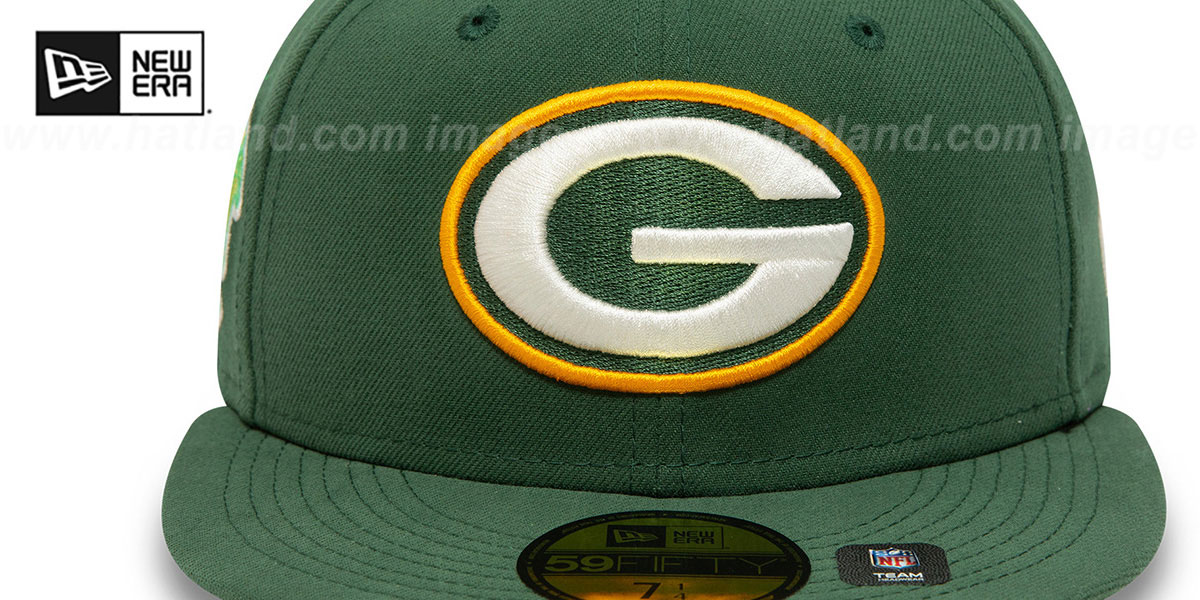 Green Bay Packers SUPER BOWL XXXI CITRUS POP Green-Yellow Fitted