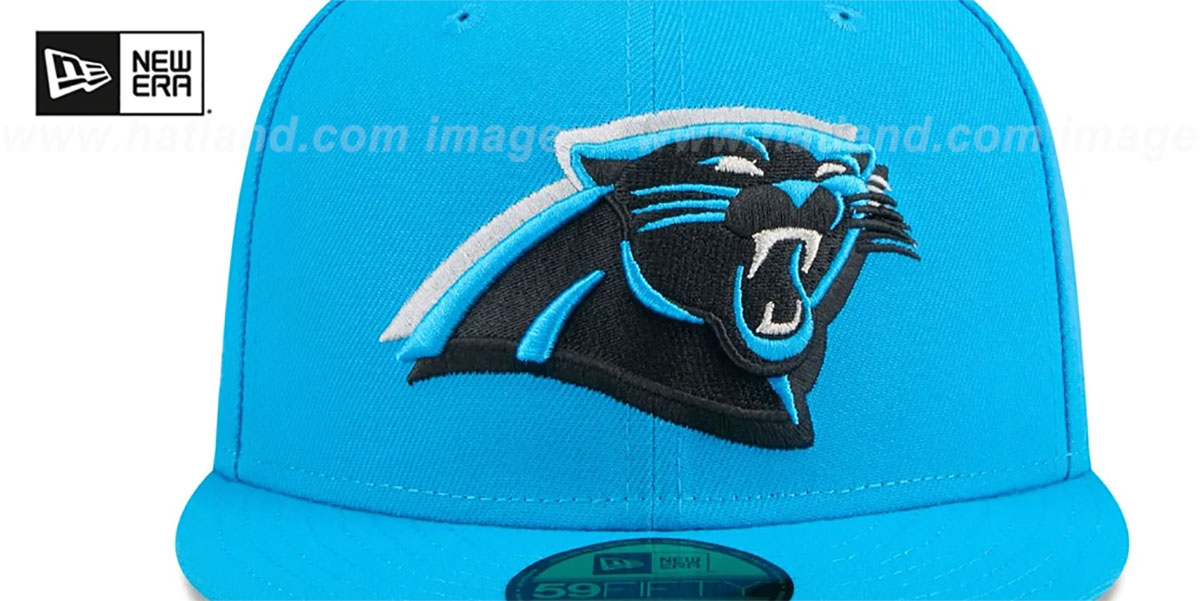 Carolina Panthers 2024 NFL DRAFT Blue Fitted Hat by New Era