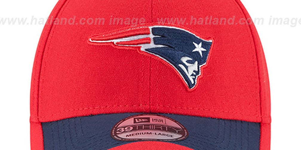 New England Patriots 2015 NFL STADIUM FLEX Red-Navy Hat