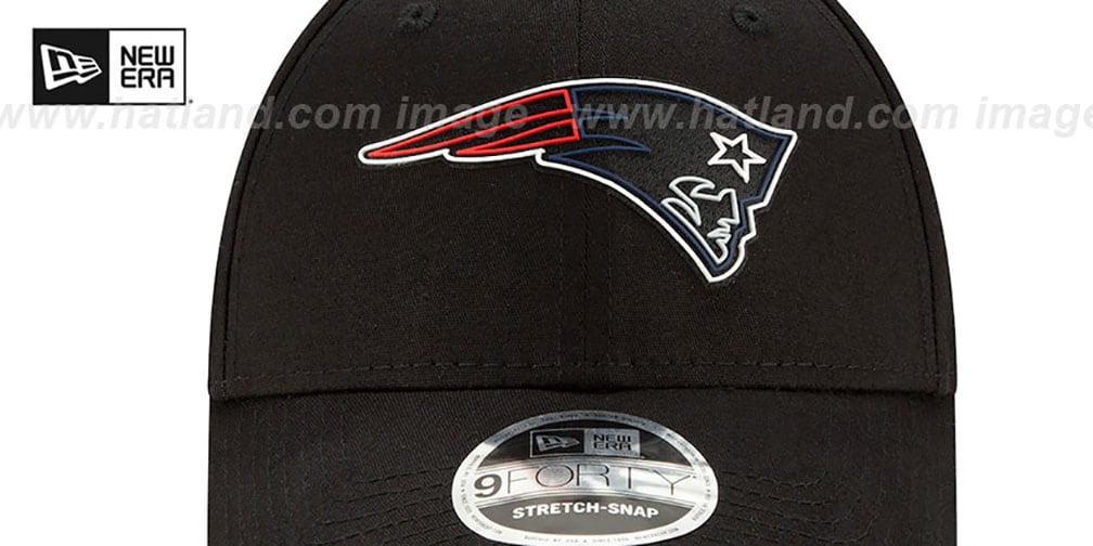 New England Patriots 2020 NFL VIRTUAL DRAFT STRETCH-SNAP Black Ha