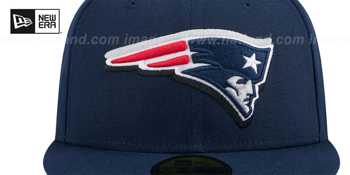 New England Patriots 2024 NFL DRAFT Navy Fitted Hat