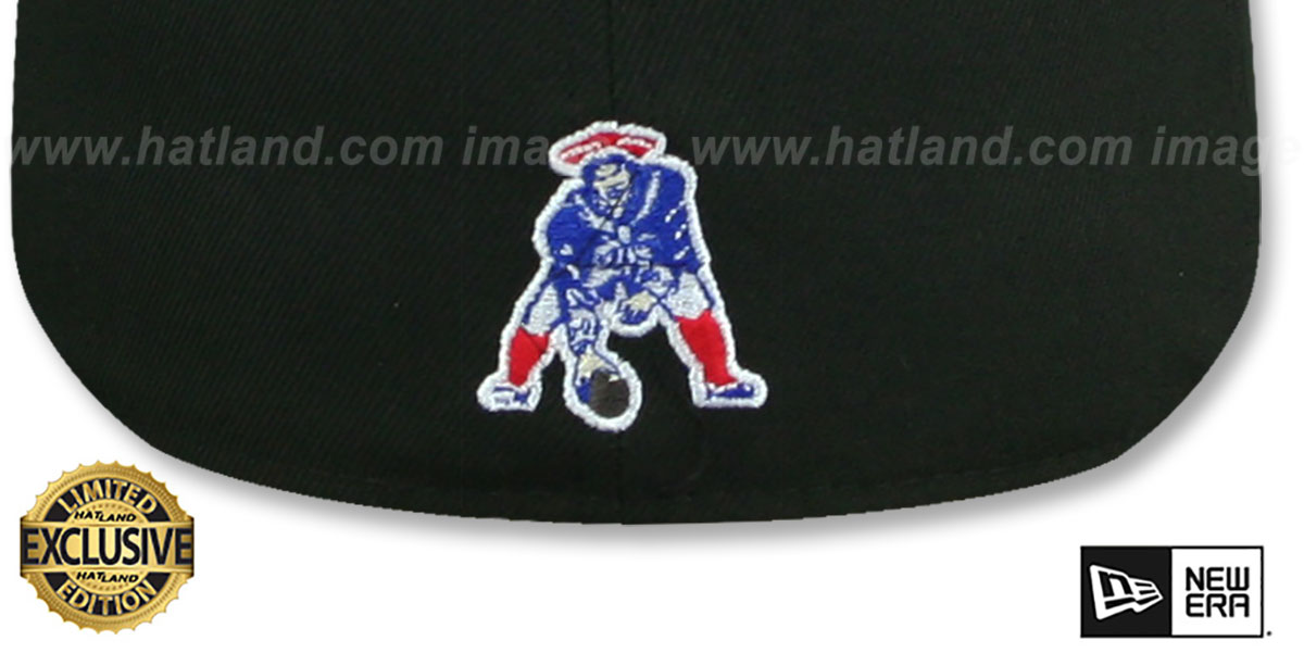 New Engalnd Patriots THROWBACK NFL SHIELD-BASIC Black-Royal Fitte