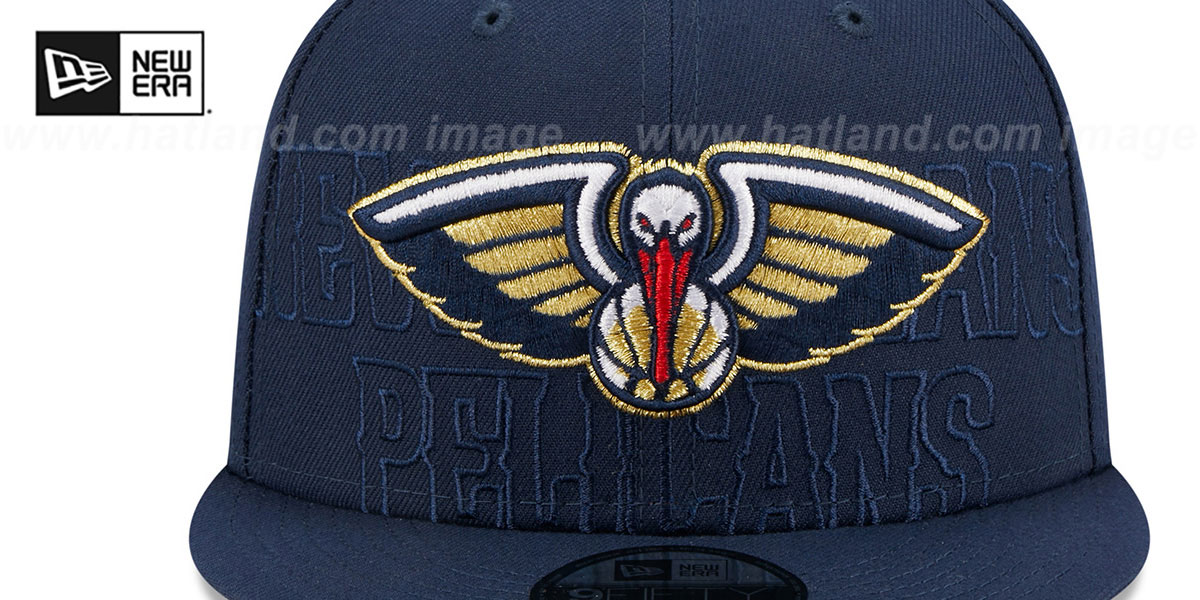 New Orleans Pelicans 2023 NBA DRAFT SNAPBACK Navy Hat