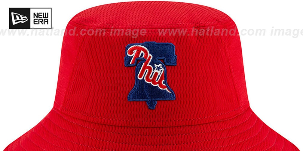 Philadelphia Phillies DASHMARK BP BUCKET Hat by New Era