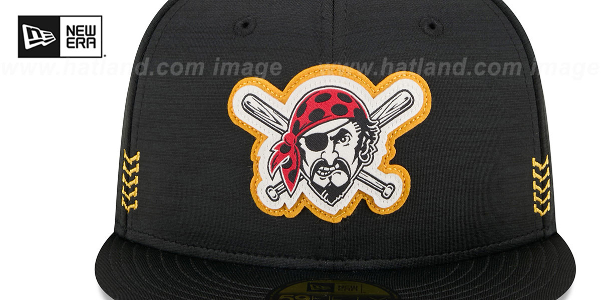 Pittsburgh Pirates 2024 ALTERNATE CLUBHOUSE Heather Black Fitted